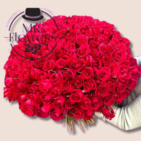 Ramo de 200 rosas - Florería by Mr. Flowers